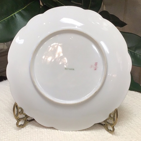 Edith | Dining | Rare Handpainted Vintage Bavarian Plate | Poshmark